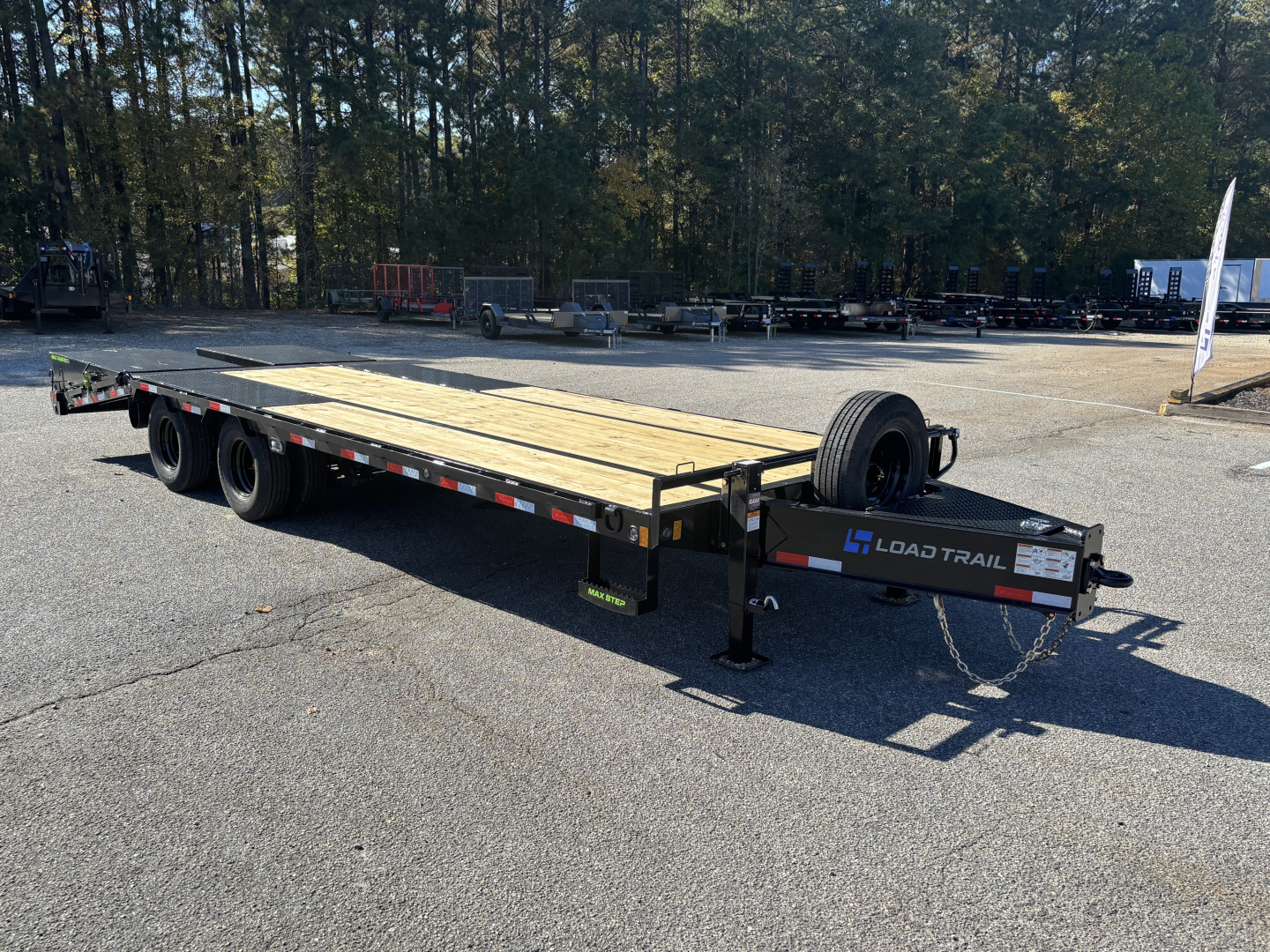 New 2026 Load Trail PP 102X25 MAX RAMP 24K GVWR PINTLE HITCH Equipment ...