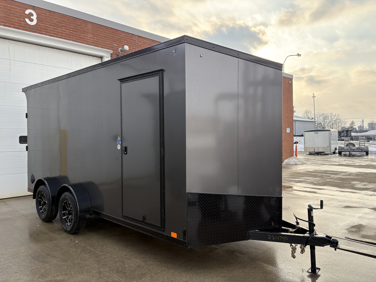 New 2026 United Trailers UJ 7'X16' WEDGE NOSE RAMP DOOR Cargo ...