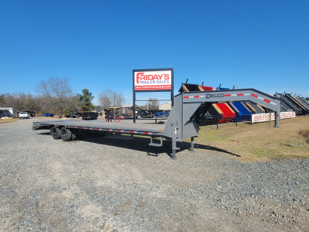 New 2026 Delco Trailers F3 32' x 102" Low-Pro Dual Tandem Gooseneck w ...