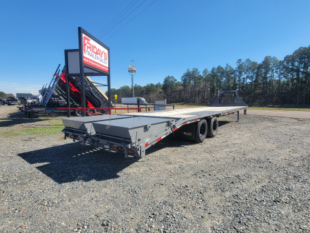 New 2026 Delco Trailers F3 32' x 102" Low-Pro Dual Tandem Gooseneck w ...