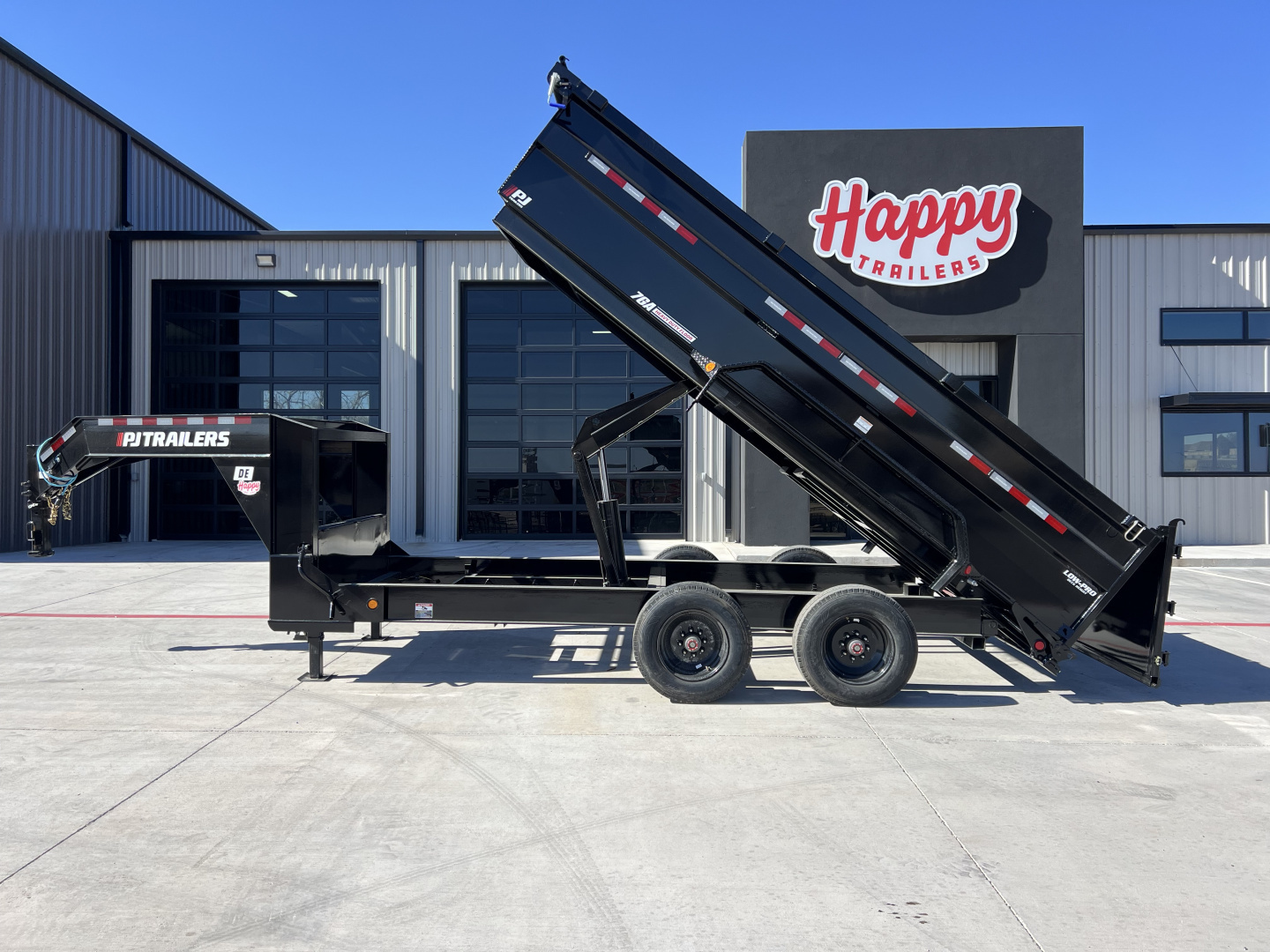 New 2026 PJ 82"x16' GN Tandem Axle HD Low Pro Dump w/ 36" Sides – DE ...