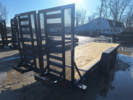 New 2026 Load Trail 83x22 Equipment Trailer W/ 5' Split Ramp Gate for ...