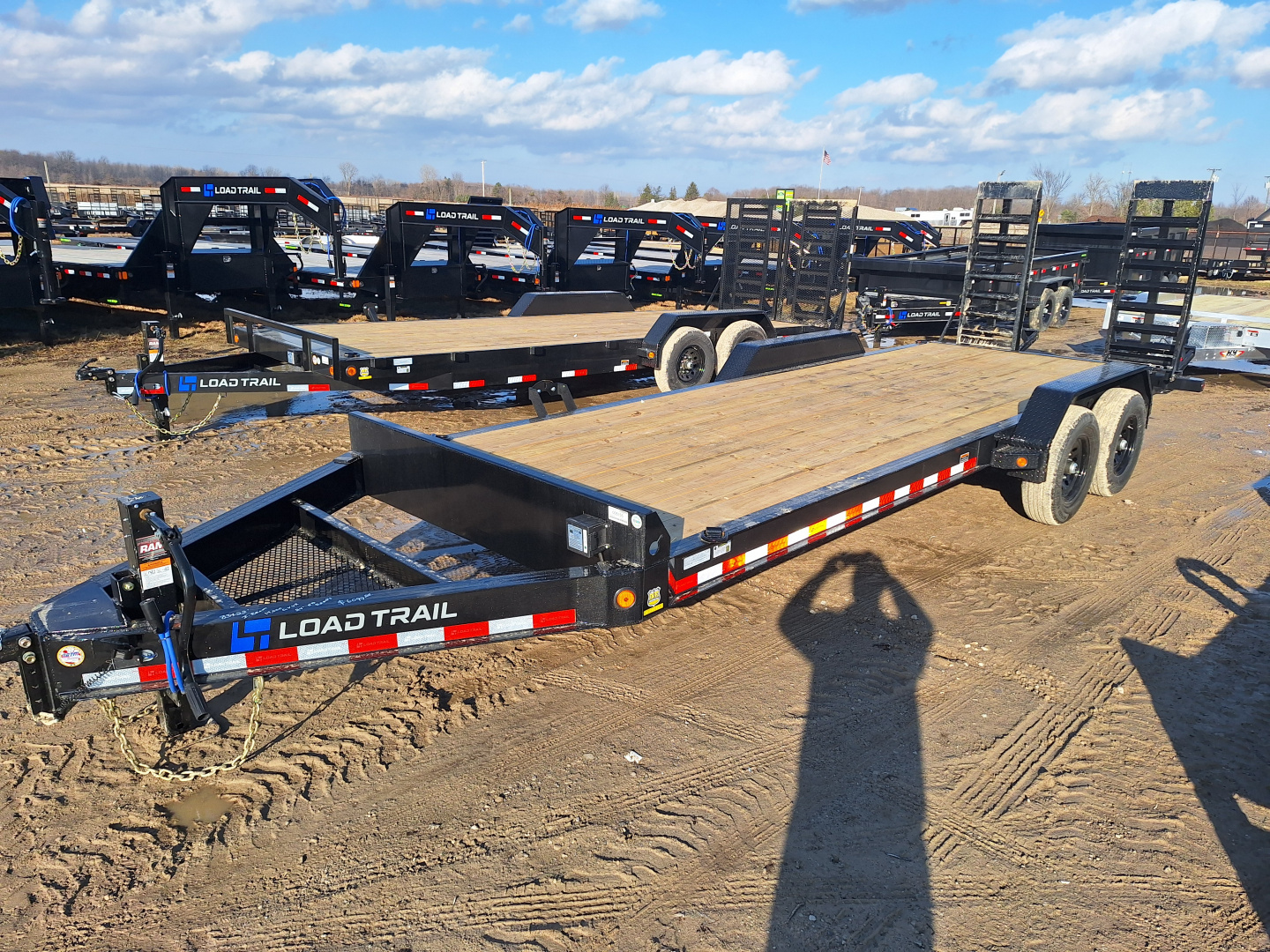 New 2026 Load Trail 83x22 I-Beam Equipment Trailer W/24" HD Ramps for ...