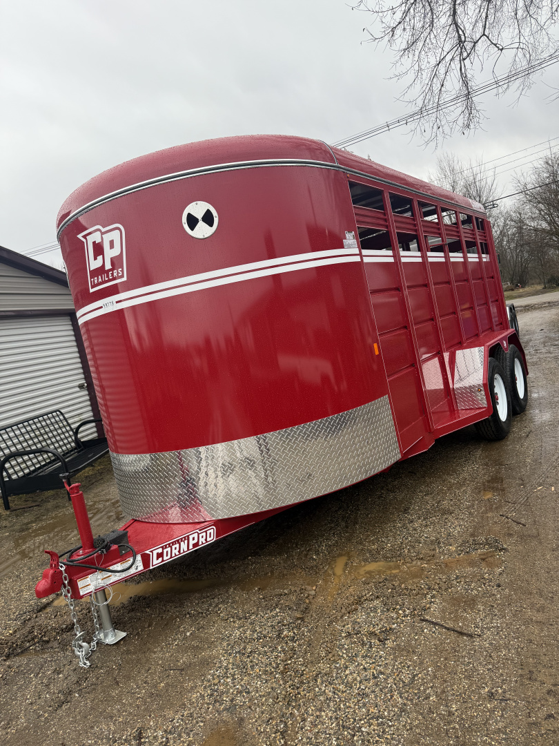 New 2026 CornPro 6'8X16 7K RED BUMPER PULL StocK Trailer for sale in ...