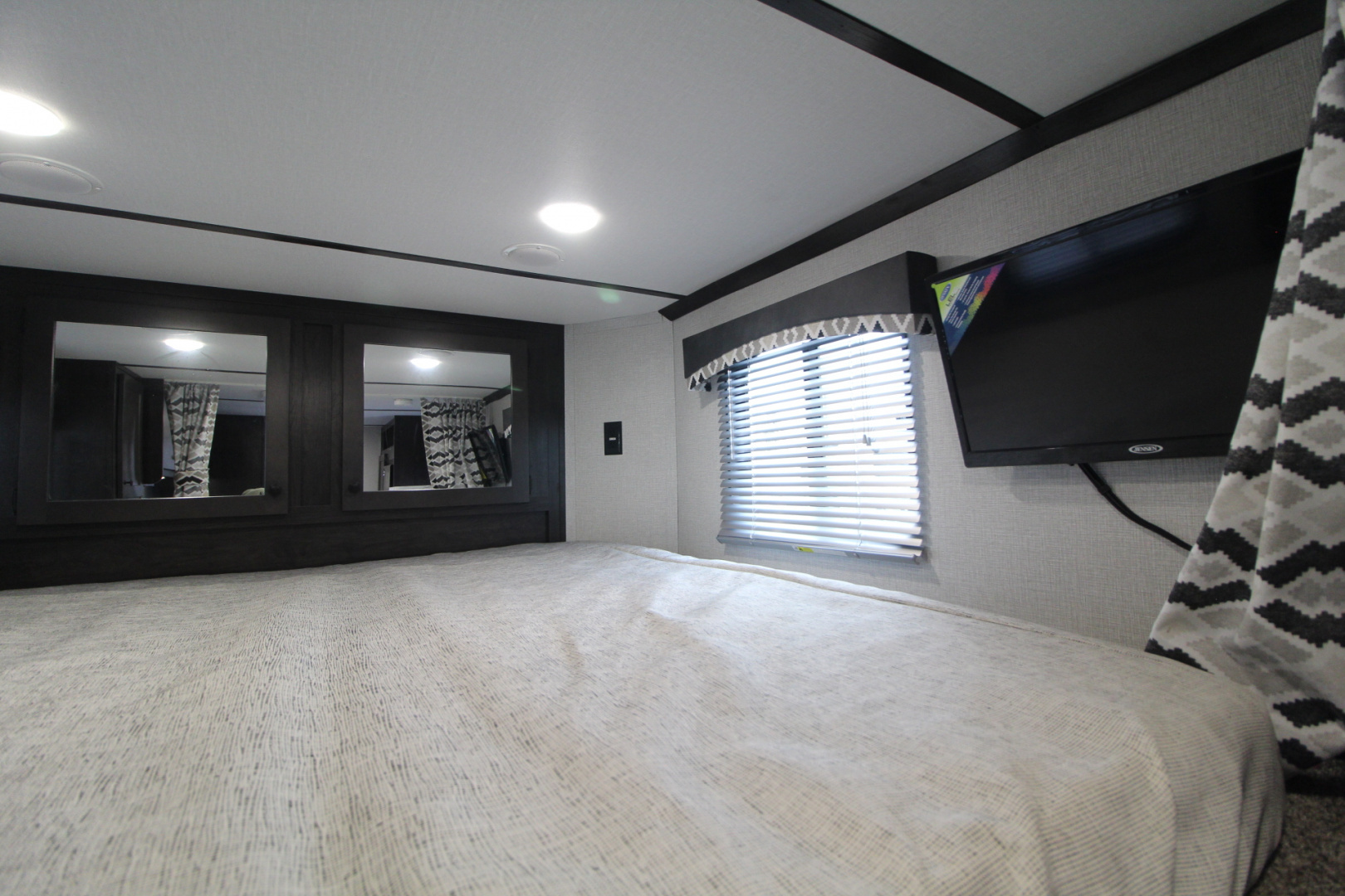 Used 2024 Bison Ranger 7308 - 8ft SW Living Quarters 3 Horse Trailer ...