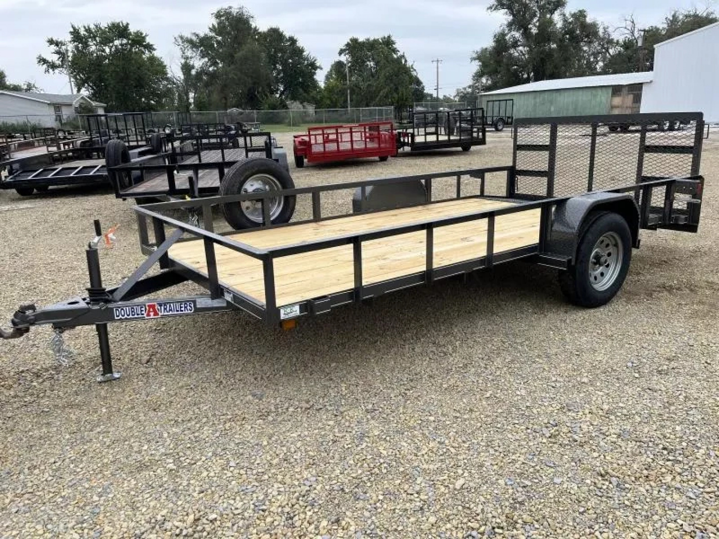 New 2026 Double A 77"x14' Dovetail Utility Trailer Utility Trailer for ...