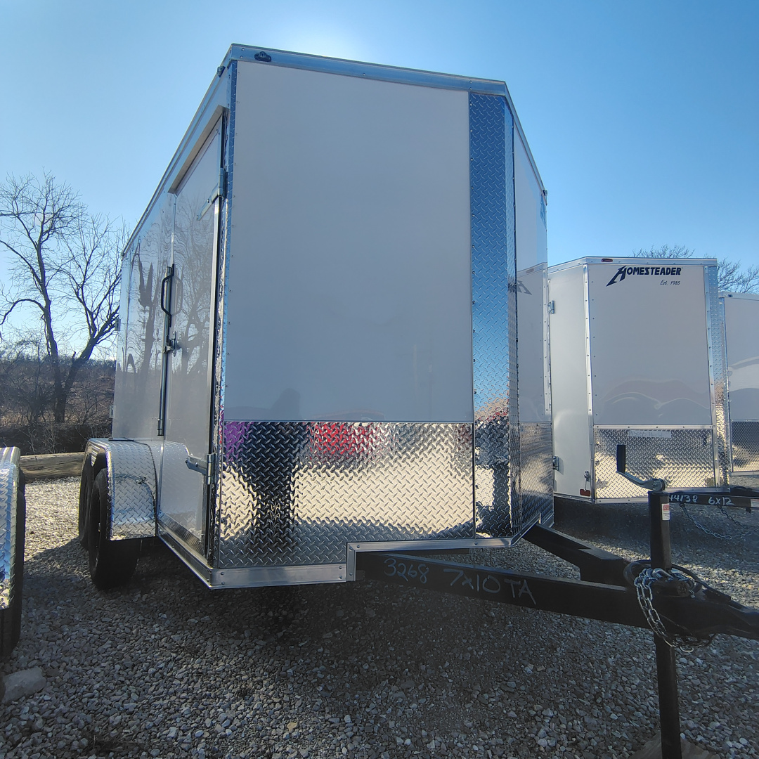 New 2026 Mammoth 7x10 TA Cargo / Enclosed Trailer, 6' interior height ...