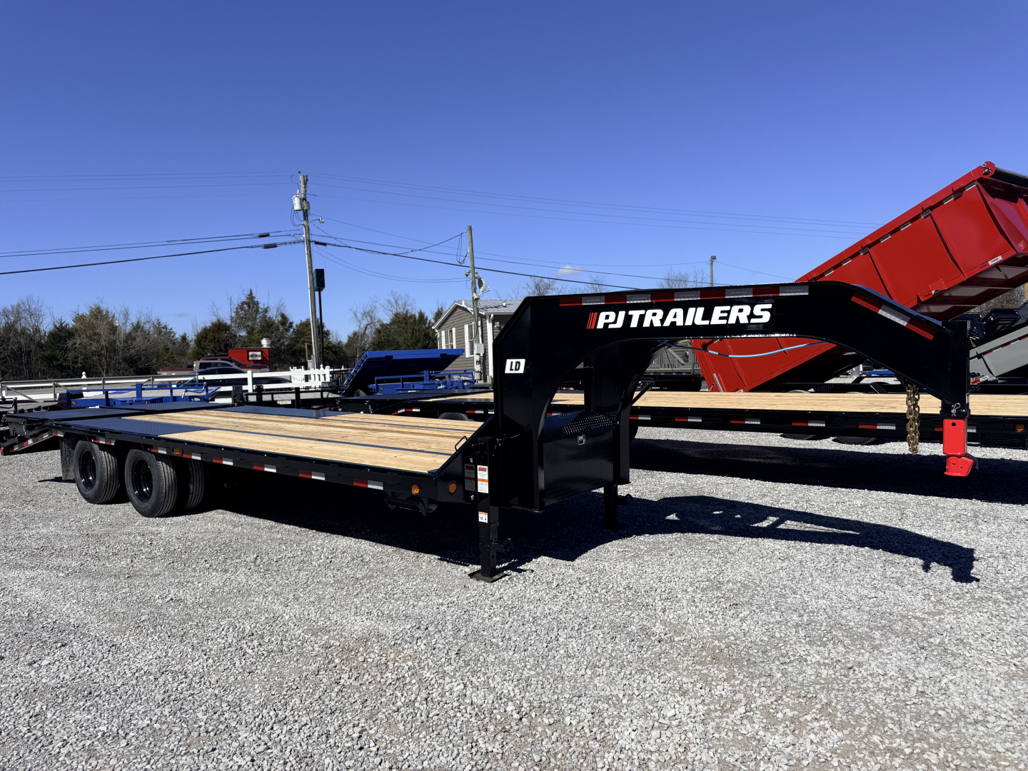 New 2026 PJ Trailers 102X25 GOOSENECK 25K GVWR (MEGA RAMPS) Flatbed ...