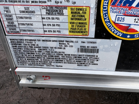 New 2026 WELLS CARGO 6x10 6'6" Interior Height Fasttrac Deluxe Cargo ...