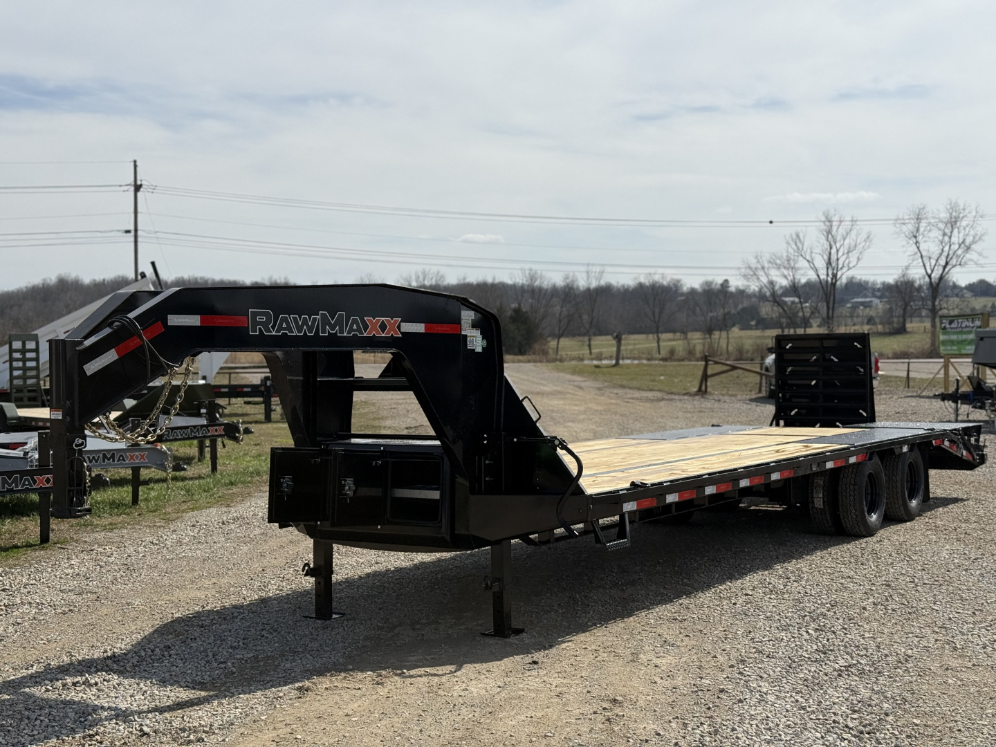 New 2026 RawMaxx FDX 102X30 Flatbed Trailer / 12" OC / MAXX RAMPS ...