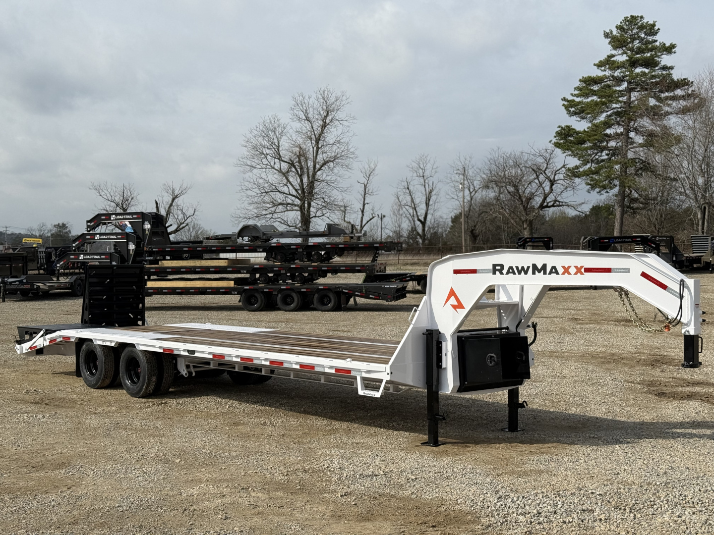 New 2026 RawMaxx FDX 102X30 Flatbed Trailer / 12" OC / MAXX RAMPS ...