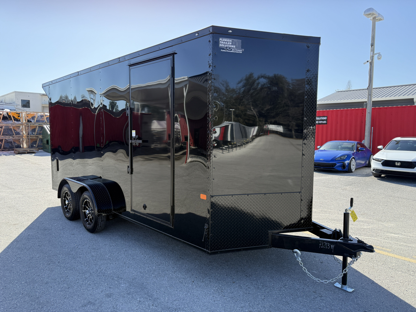 New 2026 Rock Solid Cargo 7x16 7K Composite Cargo / Enclosed Trailer ...