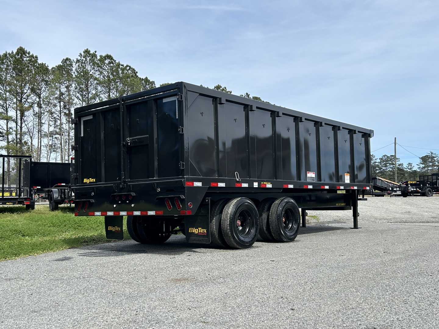 New 2026 Big Tex Trailers 25DU 25900# TD DU (8X20) 4SIDES Black 8 Slide ...