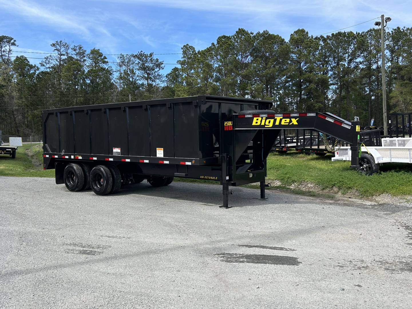 New 2026 Big Tex Trailers 25DU 25900# TD DU (8X20) 4SIDES Black 8 Slide ...