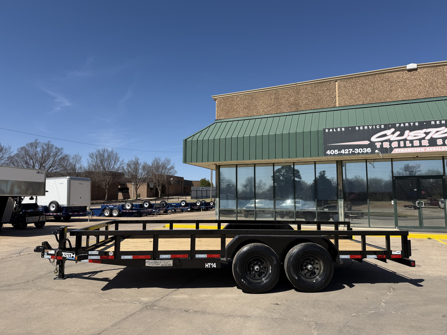 New #261063 2026 TOP HAT HT 18 X 83 TANDEM AXLE HEAVY DUTY SQUARE TUBE ...