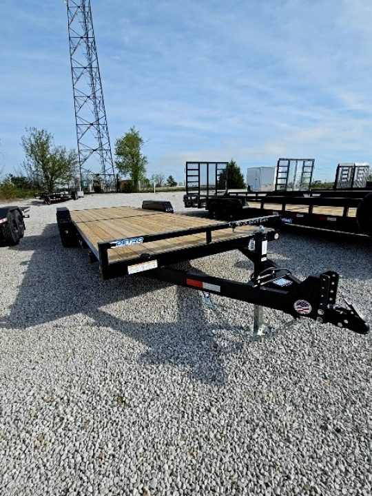 New 2026 Sure-Trac 7 x 24 (22+2) 10K C-Channel Wood Deck Car Hauler for ...