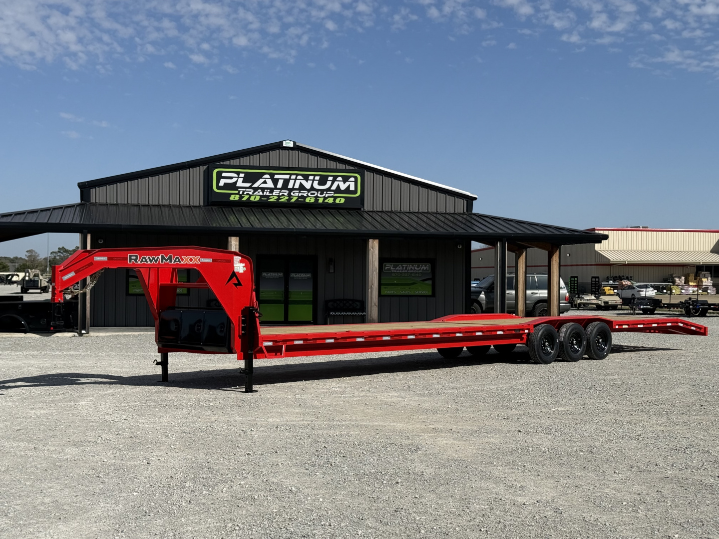 New 2026 RawMaxx LDX 102X44 LOWBOY W/14 PLYS, LOCKING CHAIN RACK, AND ...