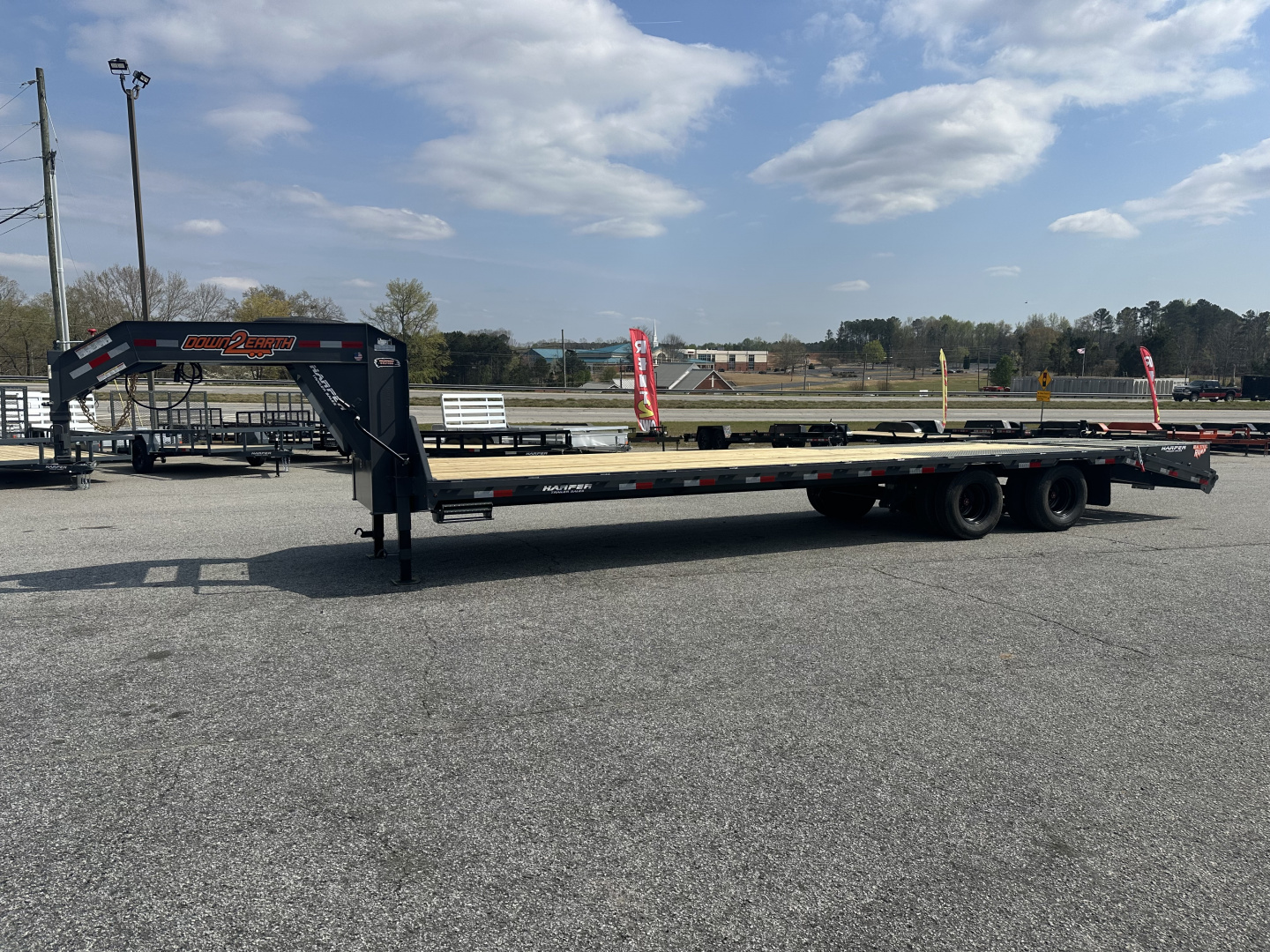 New 2026 DOWN 2 EARTH GOOSENECK 30' 22K DUAL TANDEM EQUIPMENT HAULER ...
