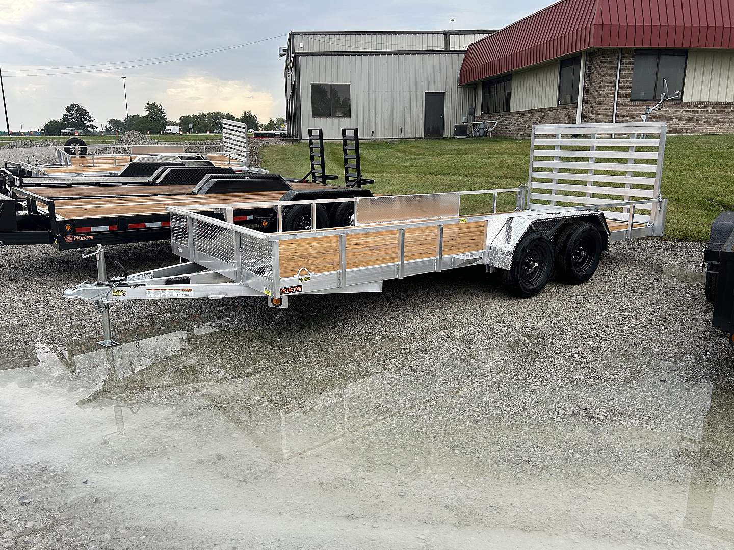 New 2026 Quality Steel and Aluminum 82"x18' Aluminum Utility Trailer ...