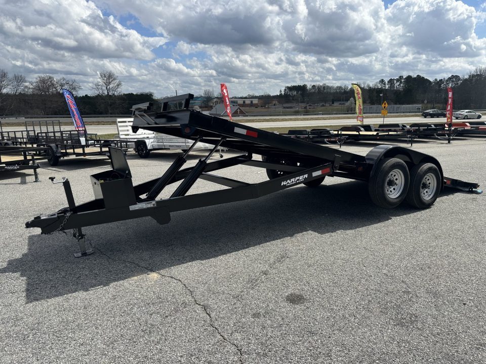 New 2026 7x20 10K HYDRAULIC TILT STEEL FLOOR CAR HAULER WITH 2 BRAKE ...