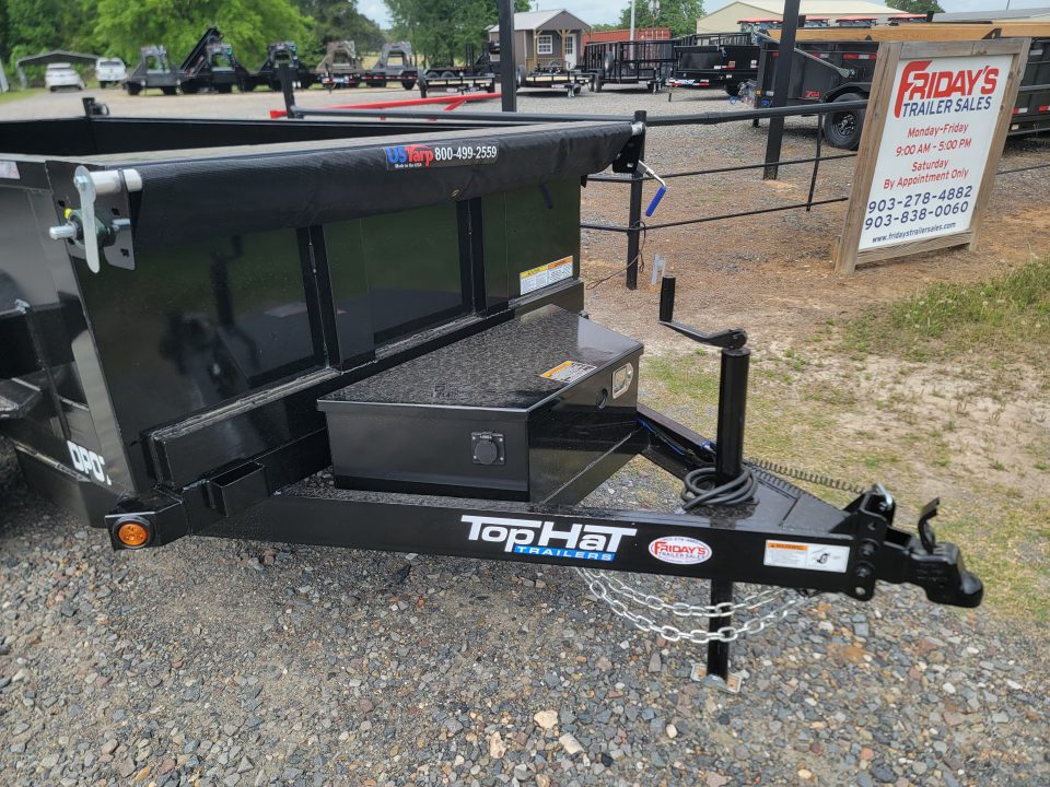 New 2026 Top Hat Trailers DP07 10' x 60" Tandem Axle Mini Dump Trailer ...