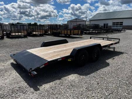 New 2026 Sure-Trac 7 x 18 (16+2) C-Channel Car Hauler Trailer 7K Car ...