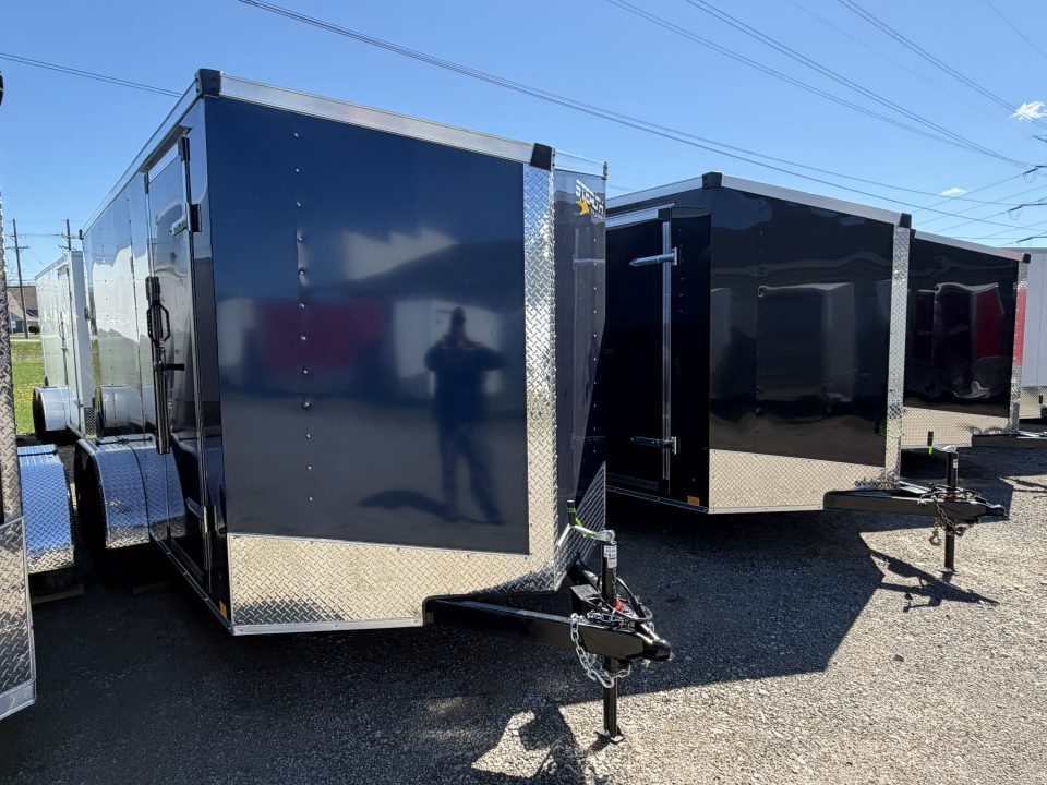 New 2026 Stealth 7 X 16 Cargo / Enclosed Trailer with Rampand 6ft 6in ...
