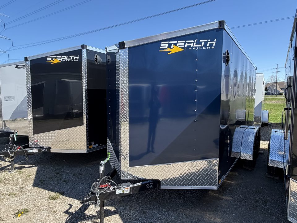 New 2026 Stealth 7 X 16 Cargo / Enclosed Trailer with Rampand 6ft 6in ...