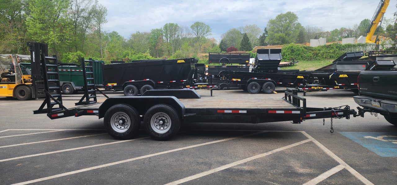 Used 2021 Gorilla Trailers 7x18 (16+2) Equipment Trailer 14k for sale ...