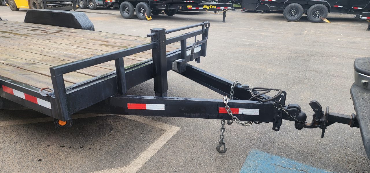 Used 2021 Gorilla Trailers 7x18 (16+2) Equipment Trailer 14k for sale ...