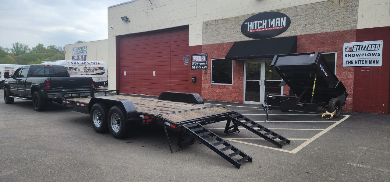 Used 2021 Gorilla Trailers 7x18 (16+2) Equipment Trailer 14k for sale ...
