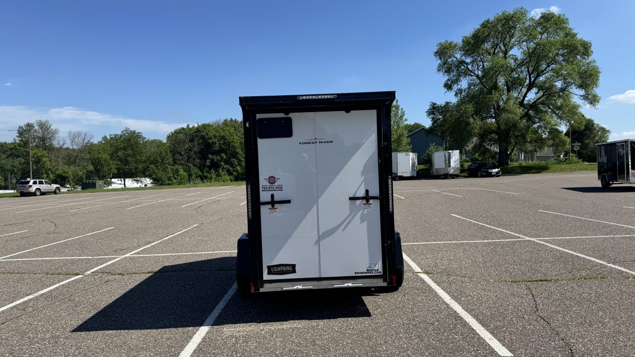 New 2027 Lightning Trailers 5X10 Cargo / Enclosed Trailer/ Blackout ...