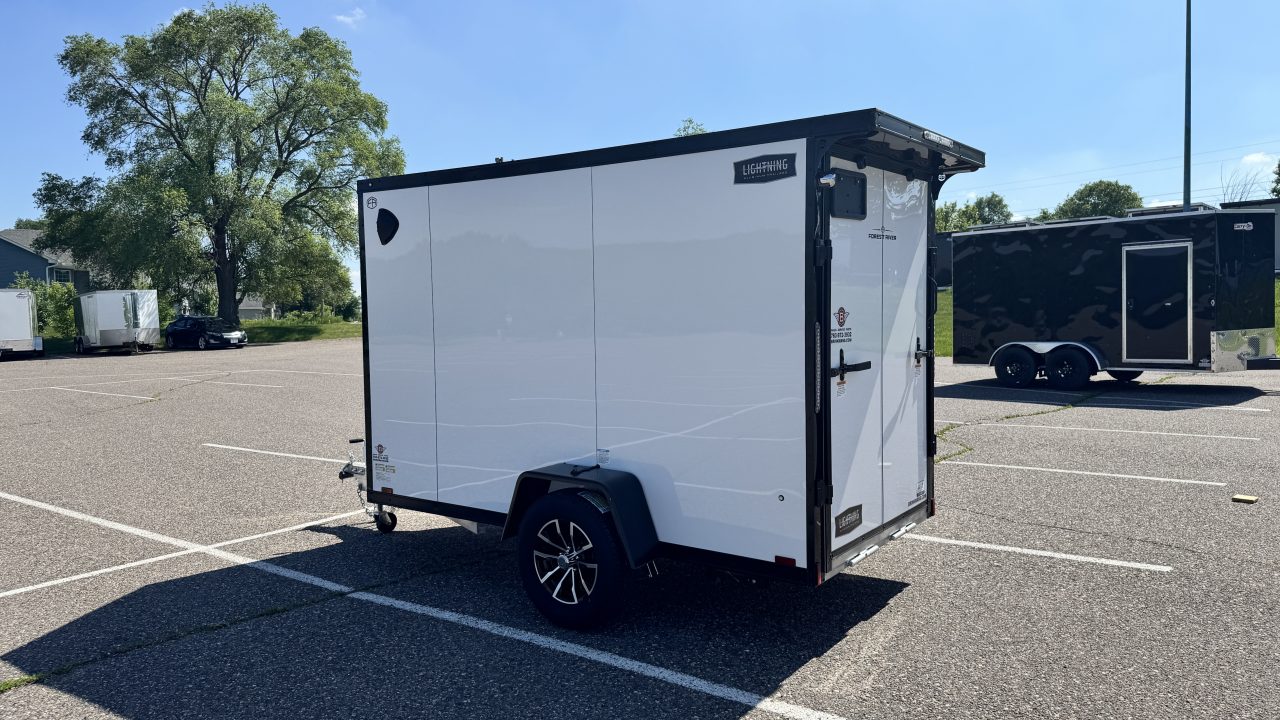 New 2027 Lightning Trailers 5X10 Cargo / Enclosed Trailer/ Blackout ...