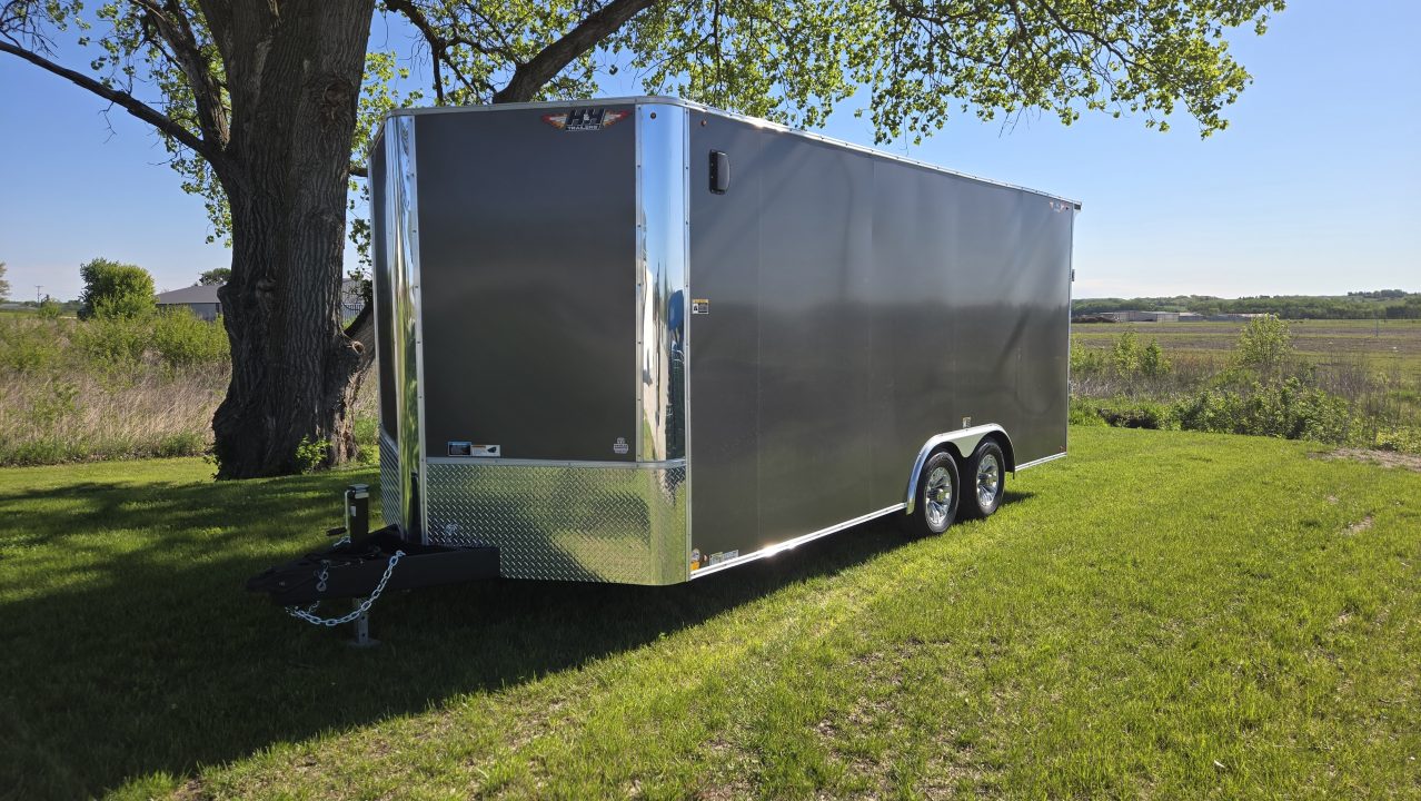 New 2026 H&H 8.5X18 Flat Top V-nose (10K) Enclosed for sale in Clarinda, IA