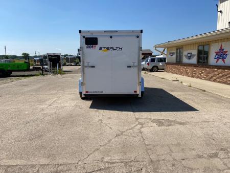 New OVERSTOCK!!! 2026 Stealth Trailers Mustang 6x12 V-Nose w/Rear Ramp ...