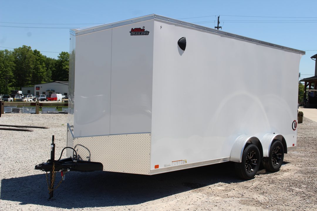 New 2026 United UJ 7' x 16' Enclosed Cargo Trailer - 7000# GVW - RAMP ...
