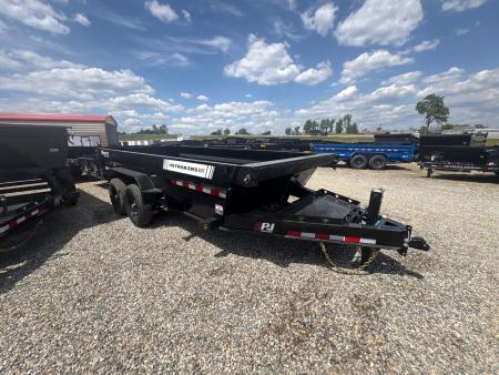 New 2026 PJ Trailers 16FT DT1 | Telescopic Dump Trailer for sale in ...