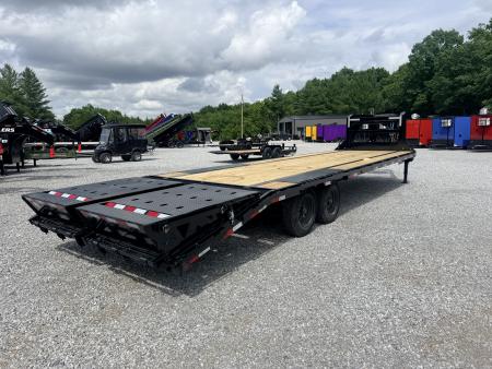 New 2027 PJ Trailers 102X30 GOOSENECK 18K GVWR (MEGA RAMPS) Flatbed ...
