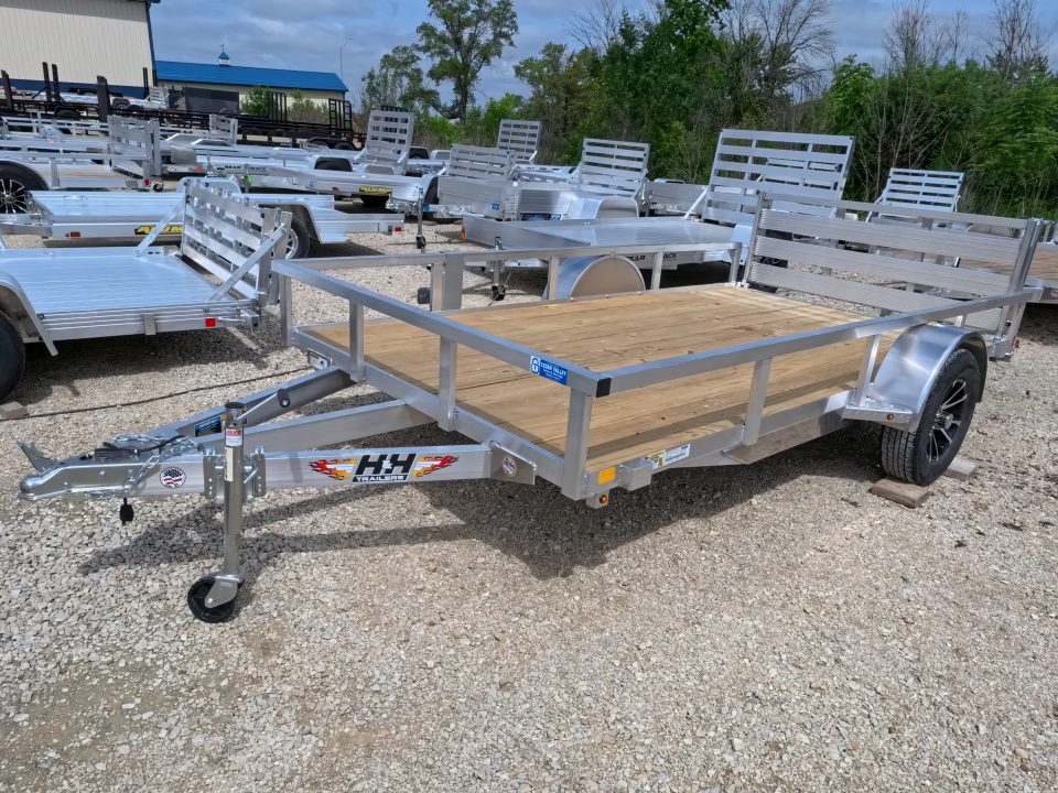 New 2026 H&H Trailers 82 x 16 Rail Side Utility Trailer 7k GVWR, Tandem ...