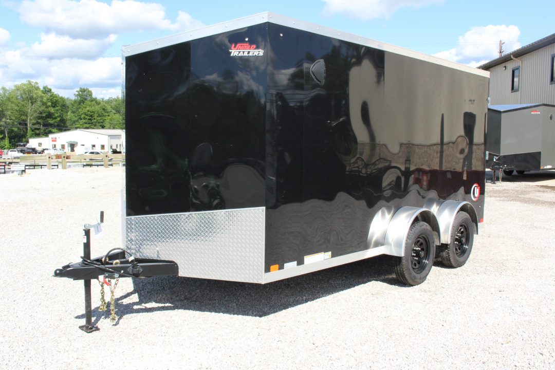 New 2026 United UJ-S 7' x 14' Enclosed Cargo Trailer - 7000# GVW - RAMP ...