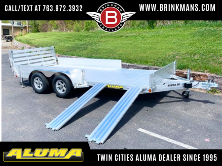 New 2027 Aluma 78x16 ATV Trailer - Tandem Axles! for sale in Delano, MN