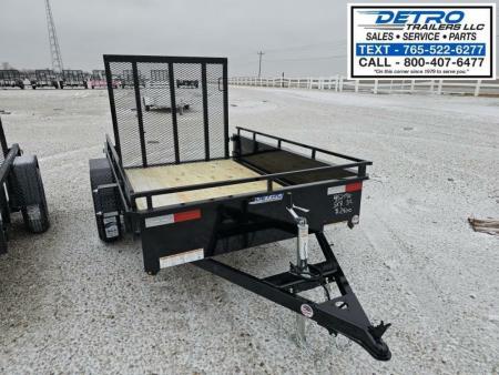New 2025 Sure-Trac 5' x 8' 3K Idler Steel High Side Utility Trailer for ...