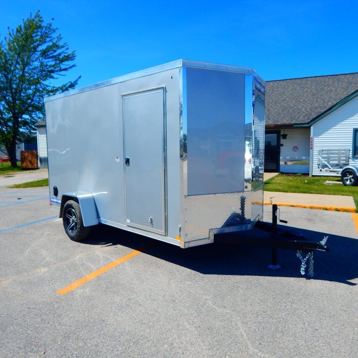 New 2026 Impact Trailers 6x12 Shockwave Flat Top Sloped V-Nose Cargo ...