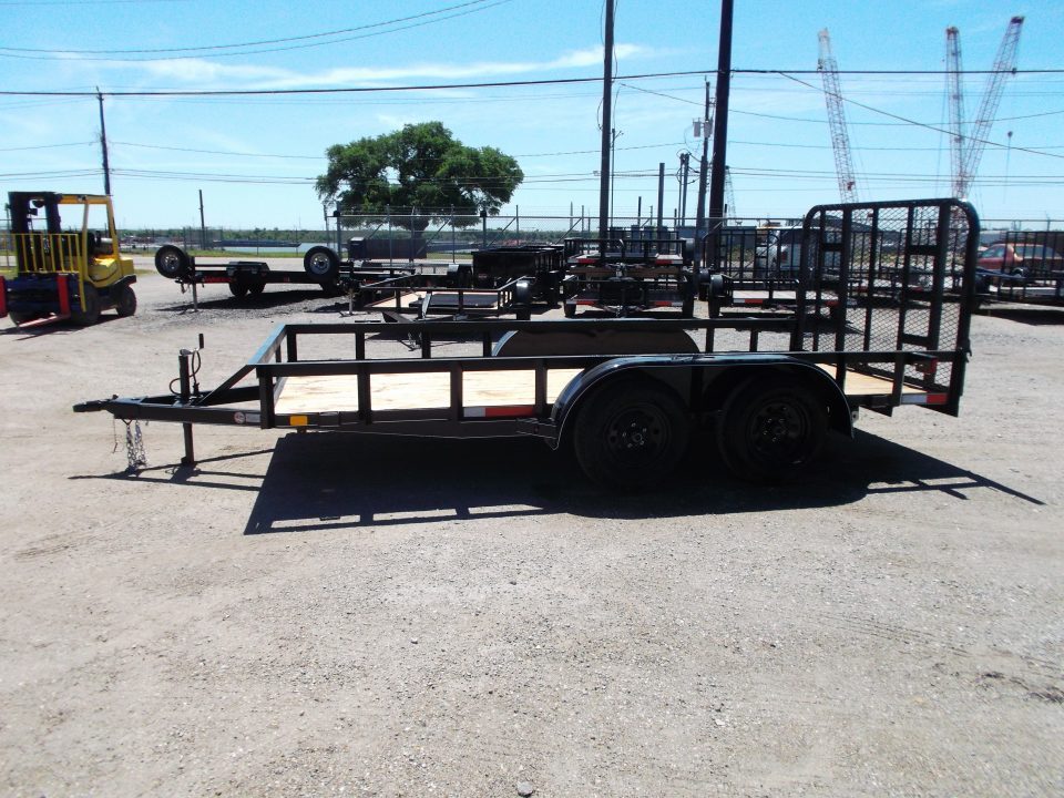 New 2026 J&C Trailers 77X12 Tandem Axle Utility Trailer / Channel Wrap ...