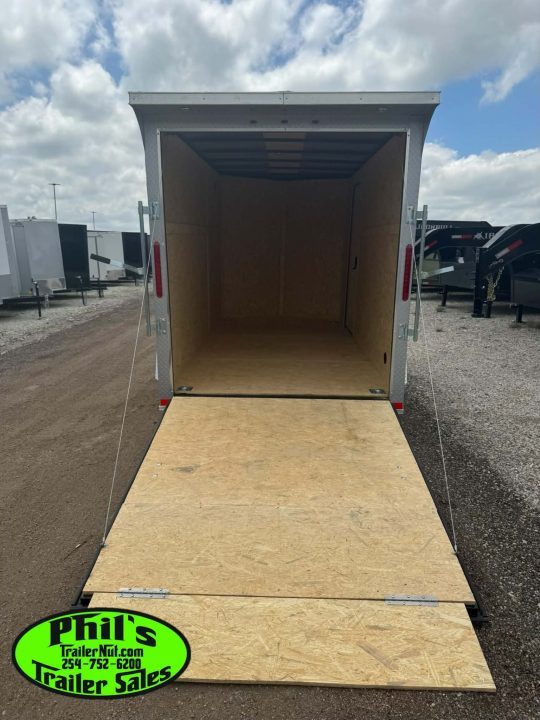 New 2026 6X12 ENCLOSED TRAILER Cargo / Enclosed Trailer REAR WING ...