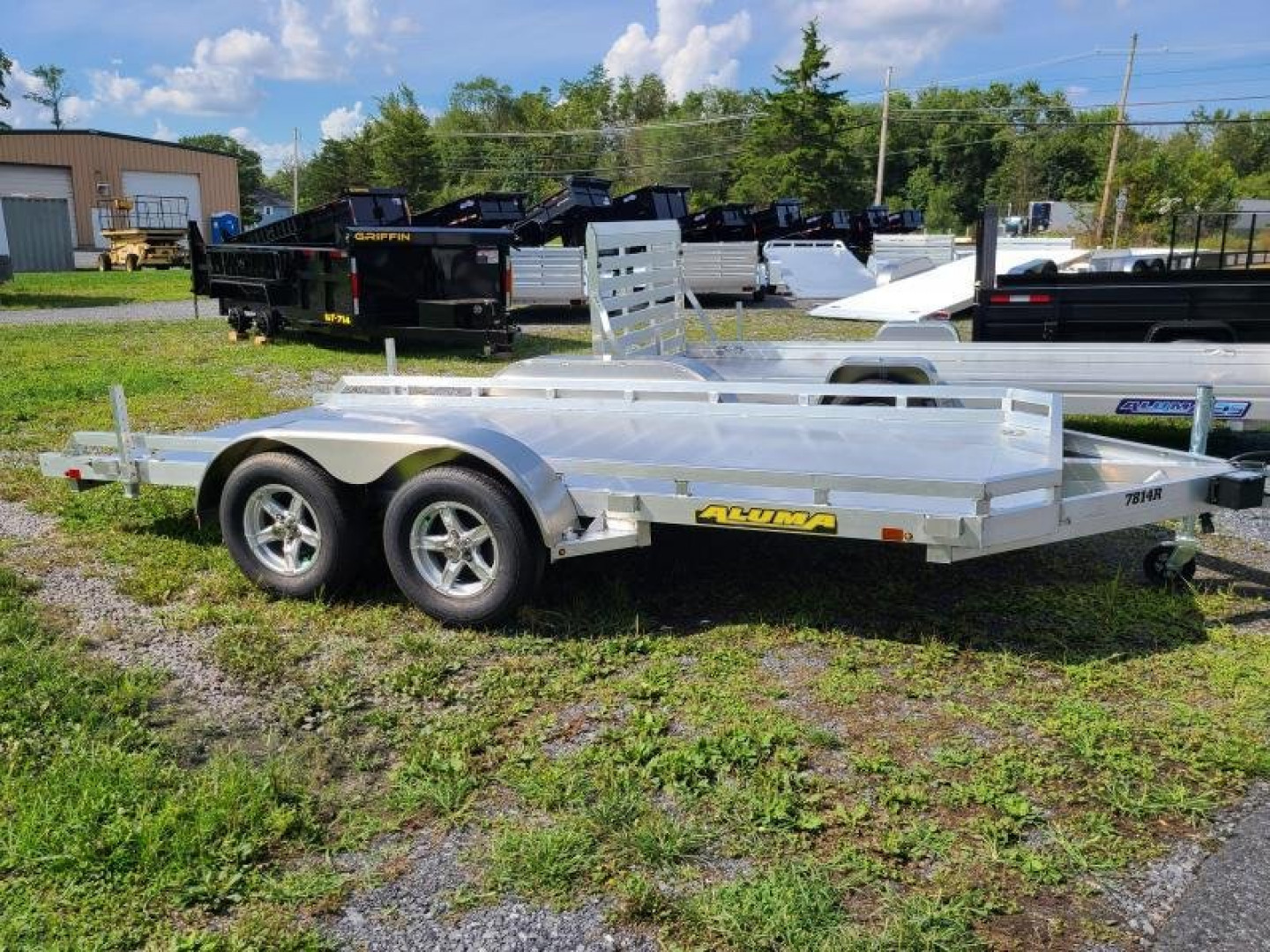 New 2024 Aluma 7814 Hauler Car/Racing Trailer Car / Racing Trailer 2024 ...