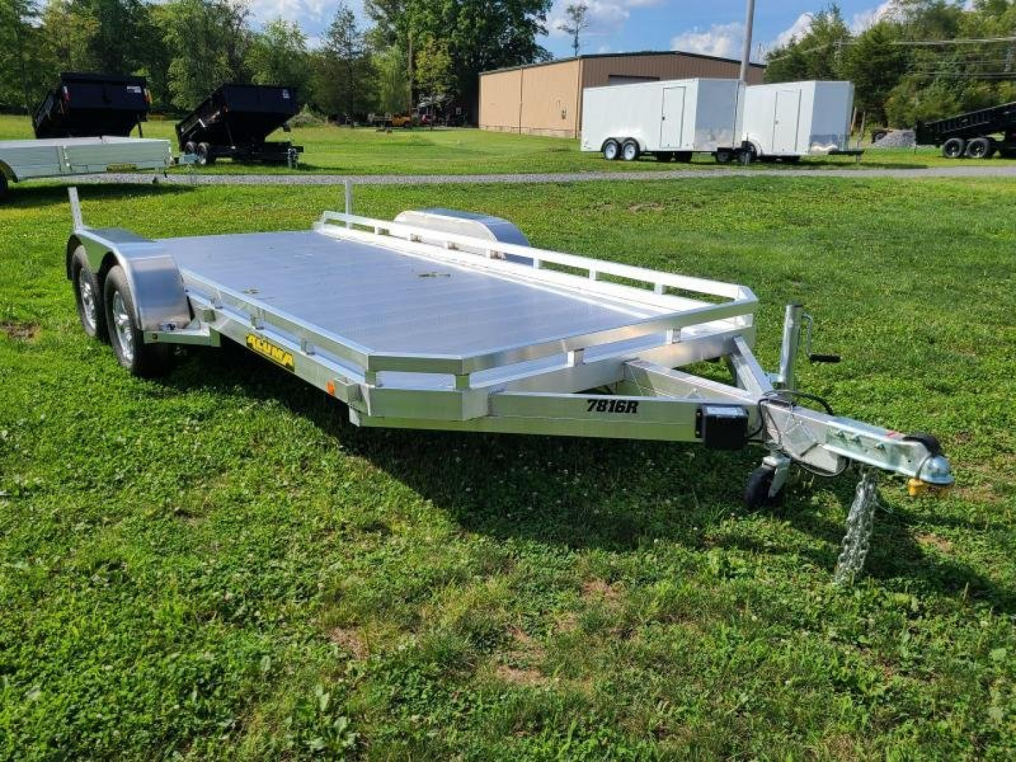 New 2025 Aluma 7816R Hauler Car / Racing Trailer
