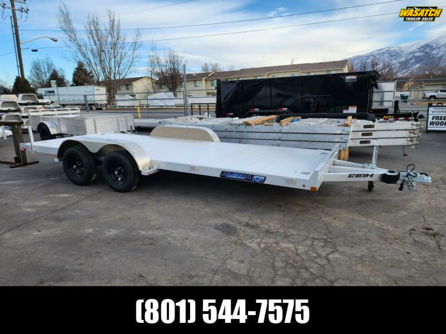New 2025 Aluma 8218 ESA Aluminum (7X18) Utility Trailer for sale in ...