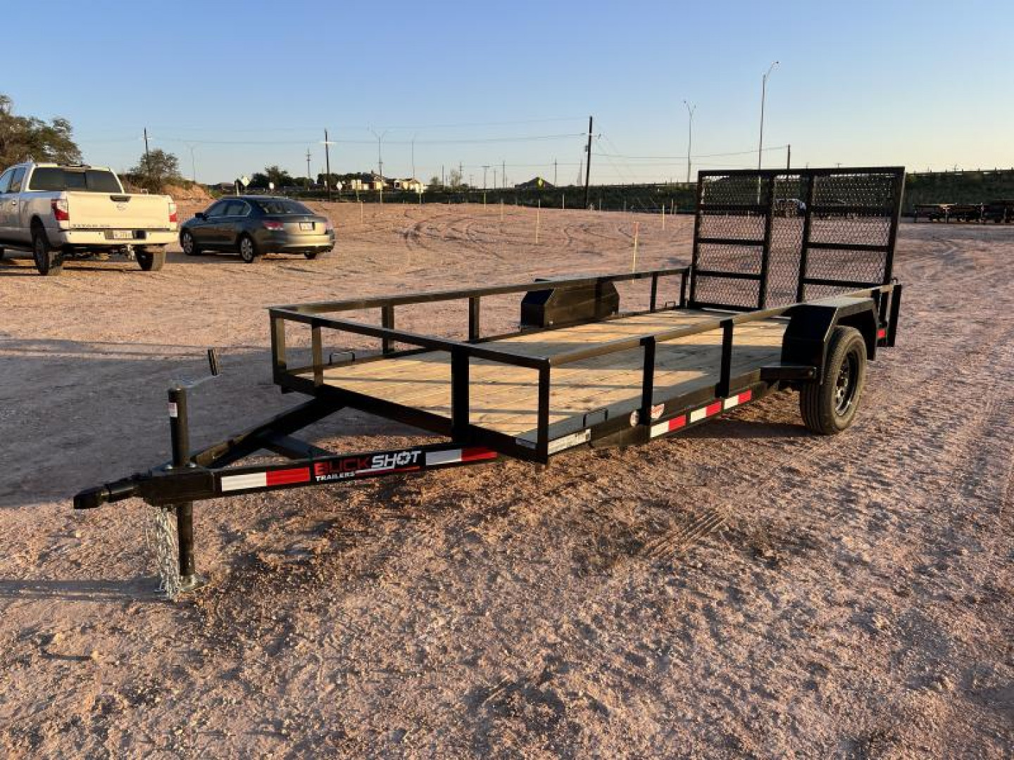 New 2024 Buckshot 6x14' Single Axle Utility Trailer - 2 Pointer for sale in Lubbock, TX