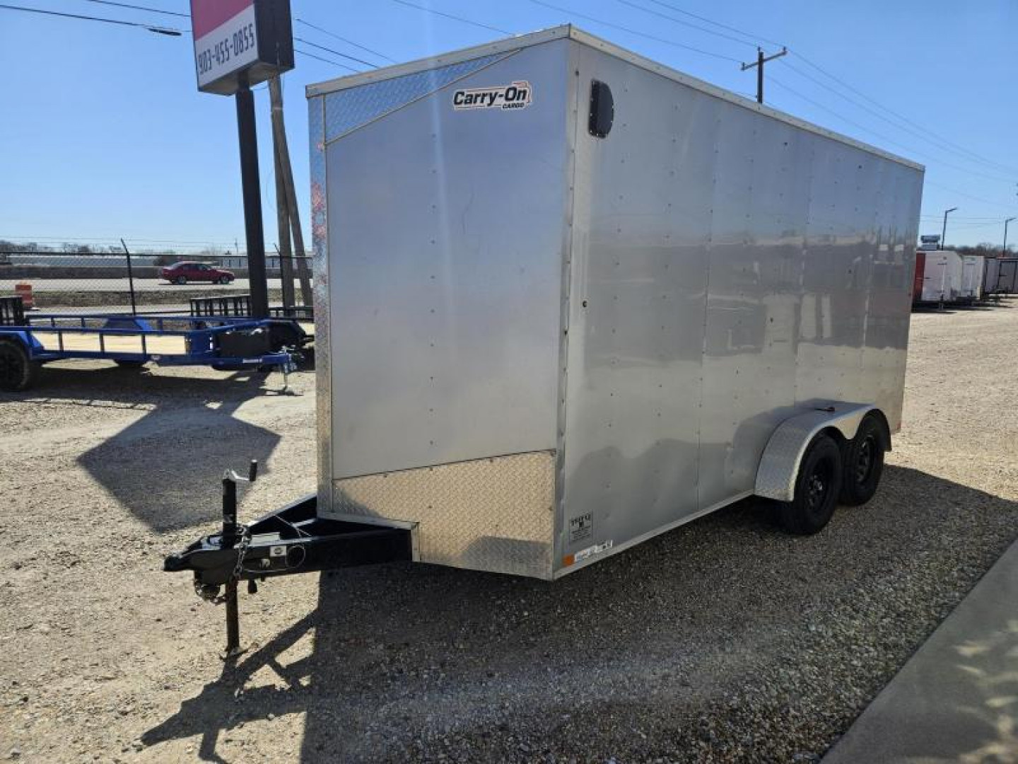 Used 2022 Carry-On 7'x16' Cargo / Enclosed Trailer for sale in Greenville, TX